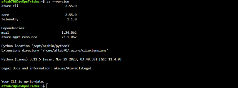 Installing Azure CLI on Ubuntu 22.04 LTS - DevOps Tricks